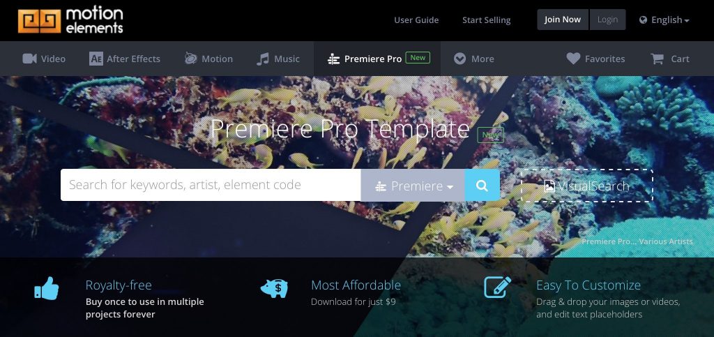 MotionElements: Launch of Premiere Pro Templates | Ahoi.dev