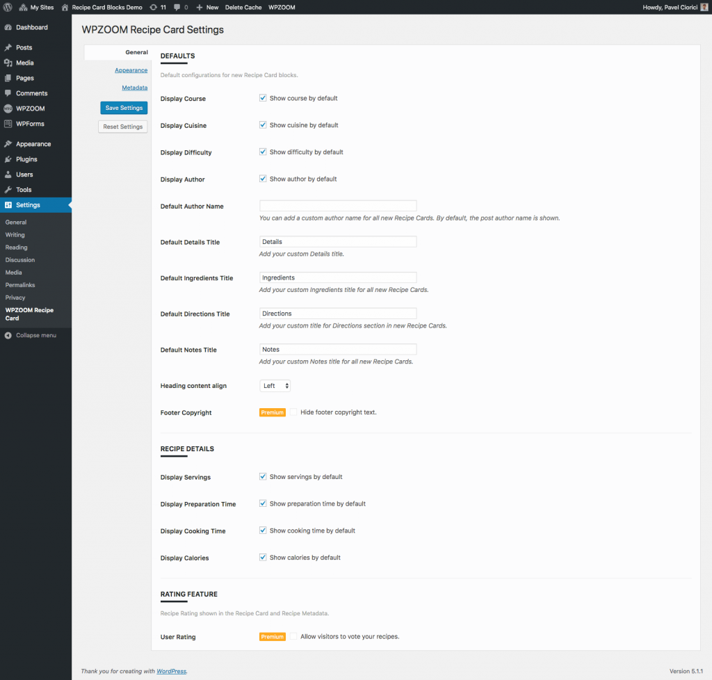 WPZOOM Introduces Recipe Card Blocks Pro For Gutenberg | Ahoi.dev