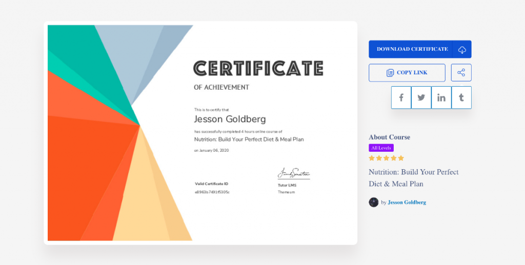 Tutor LMS Introduces Certificate Verification & New Filters | Ahoi.dev