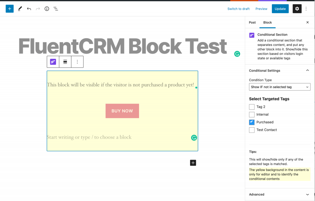 FluentCRM: New Conditional Content Block & SmartLinks | Ahoi.dev