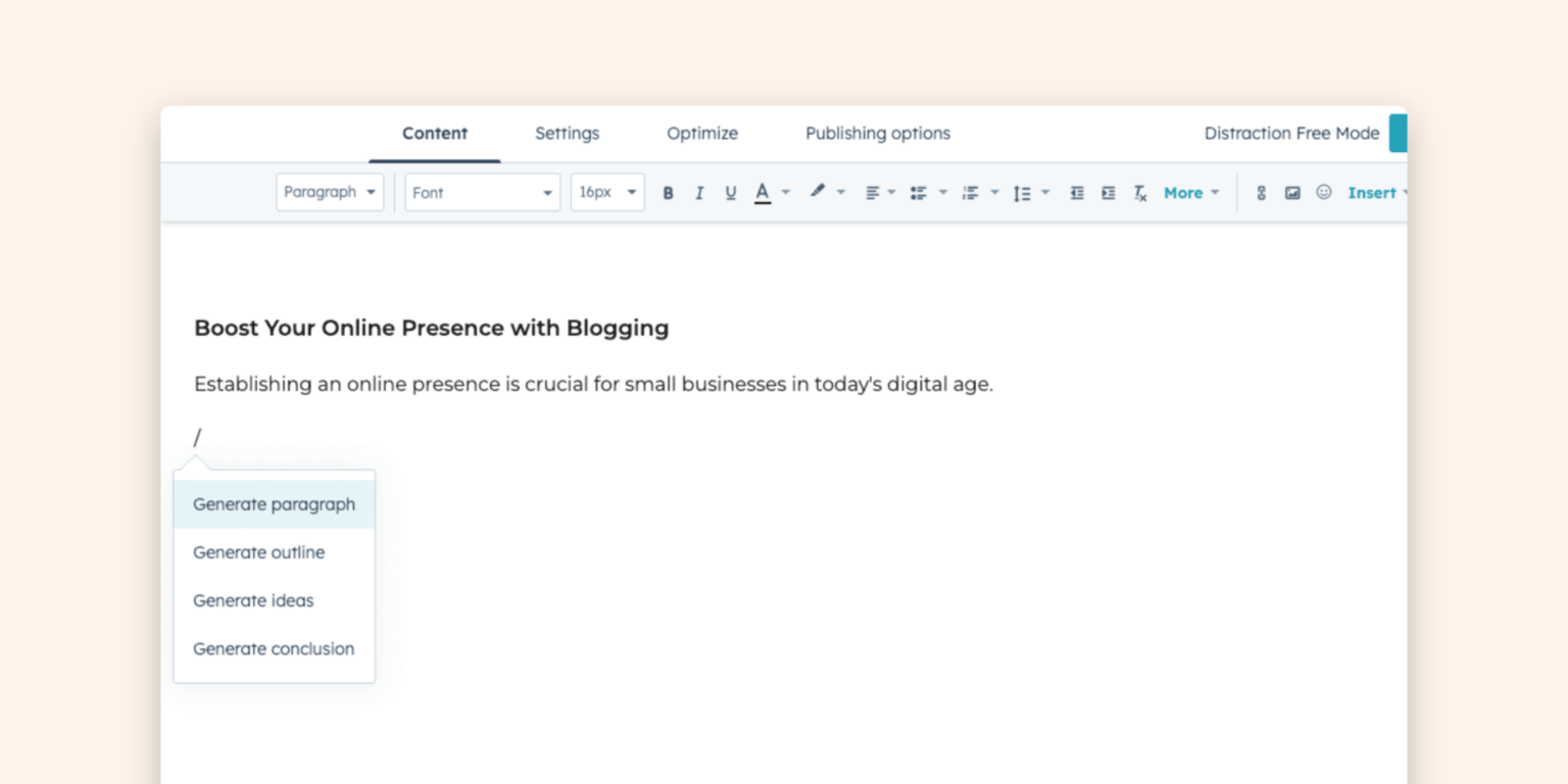 HubSpot: AI Content Assistant Now In Public Beta | Ahoi.dev