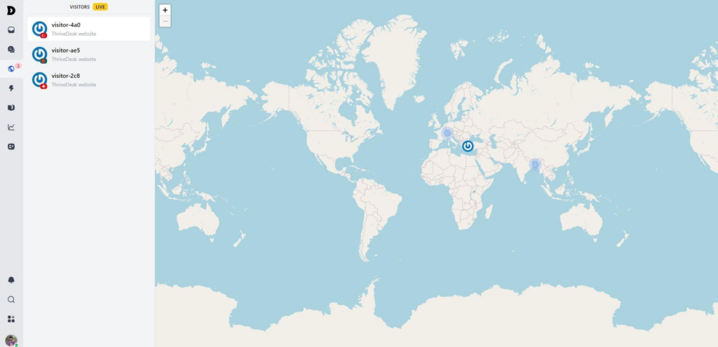 ThriveDesk Introduces New Visitor Map & Anonymous Chat | Ahoi.dev
