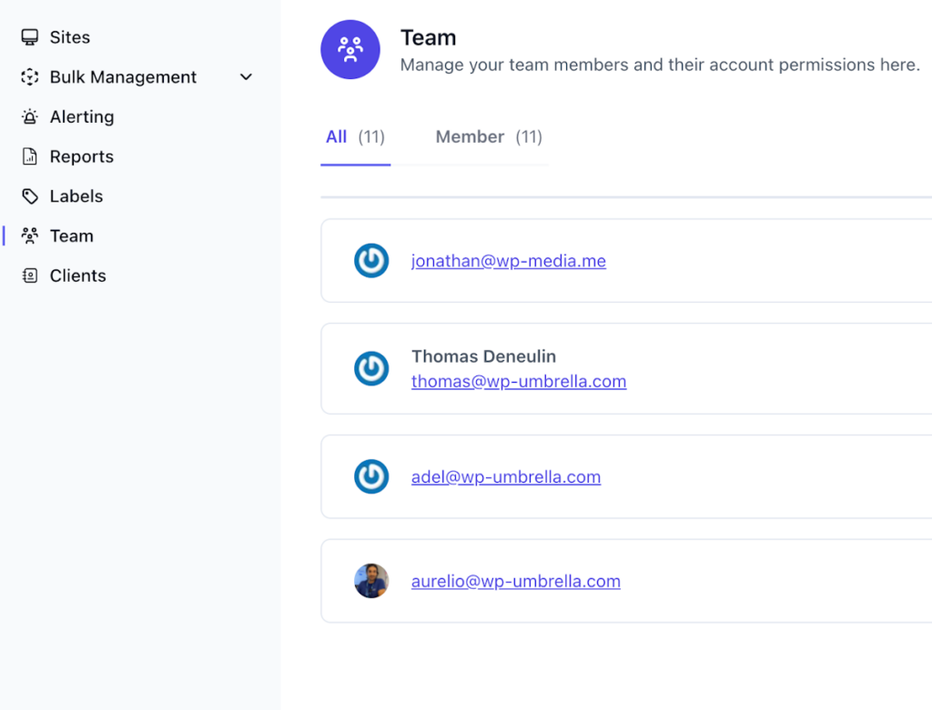 WP Umbrella Introduces Team Members & Workspaces | Ahoi.dev